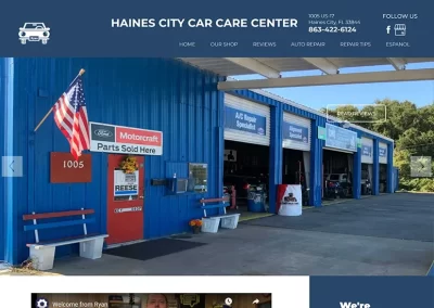 Auto Repair Website Designs