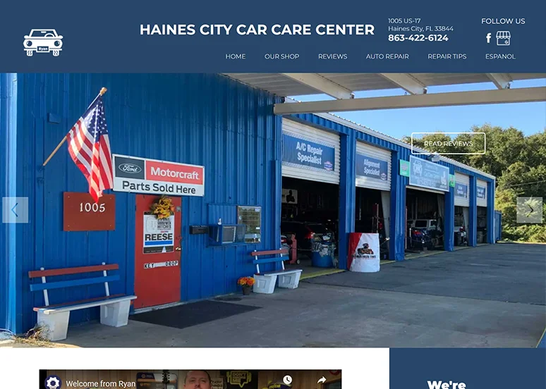 Professional Website Providers | Repair Shop Websites