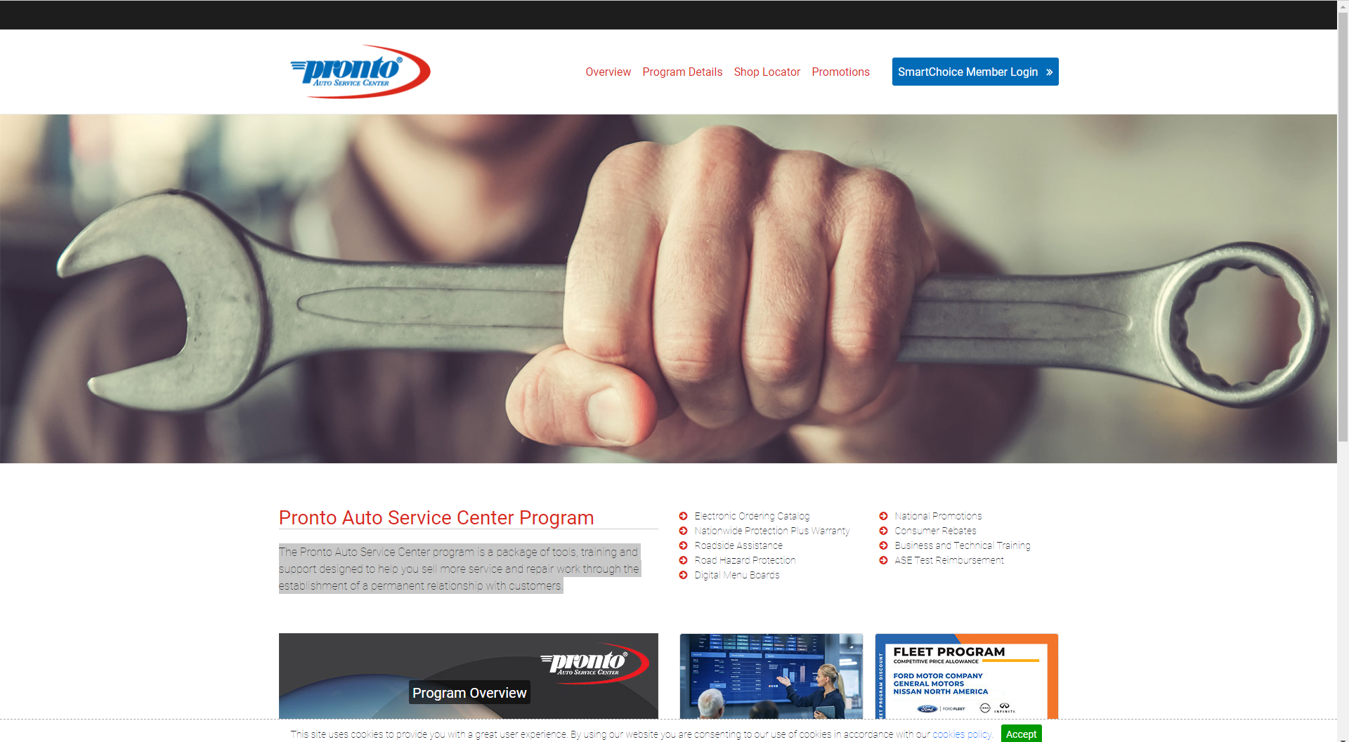 Pronto Auto Service Center Partner