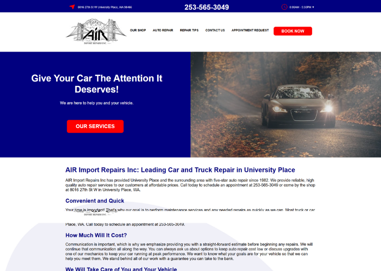 Best Auto Repair Website Designs That Attract Customers